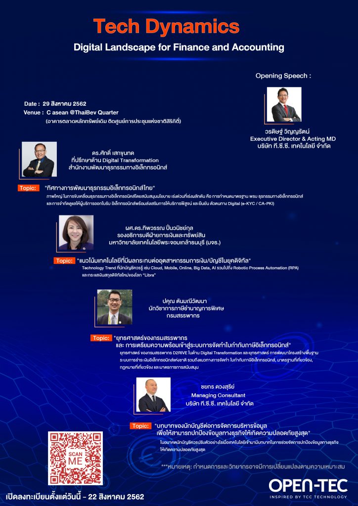 Tech Dynamic : Digital Landscape for Finance and Accounting